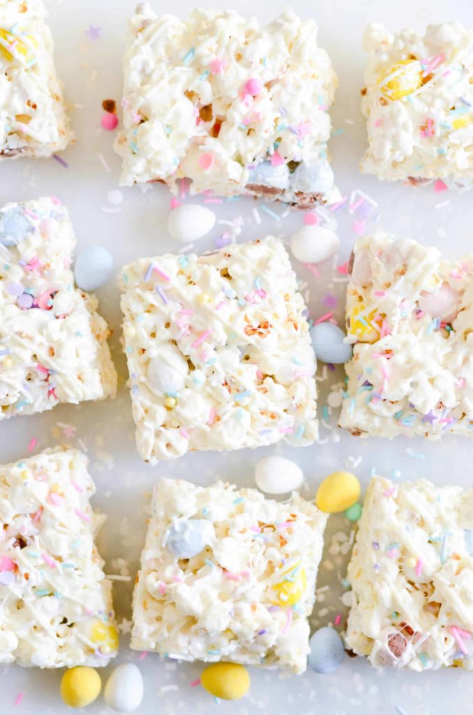 Easter Bunny Popcorn Bars - Jody's Bakery