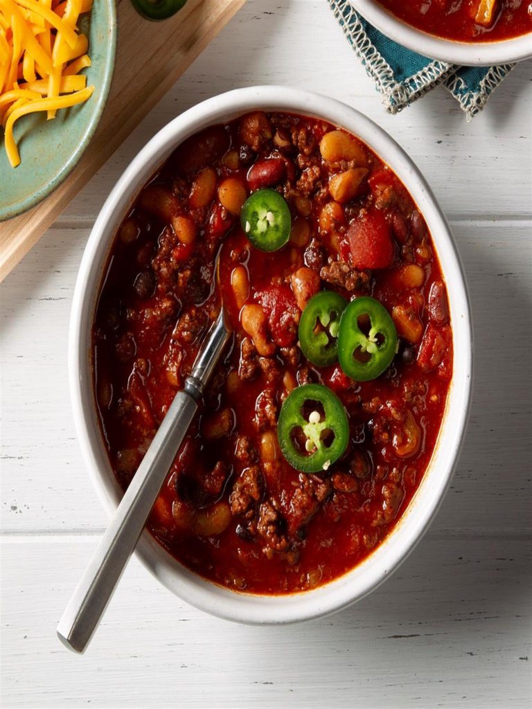 Pressure Cooker Five-Bean Chili - Jody's Bakery
